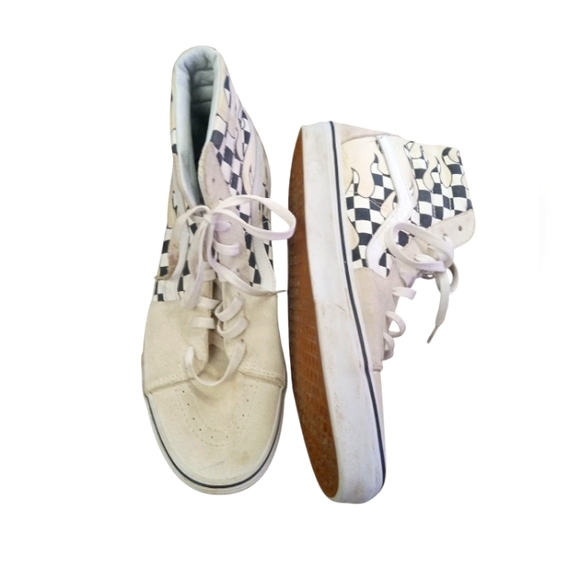 Vans | Shoes | Vans Checkerboard Hightop Sneakers | Poshmark